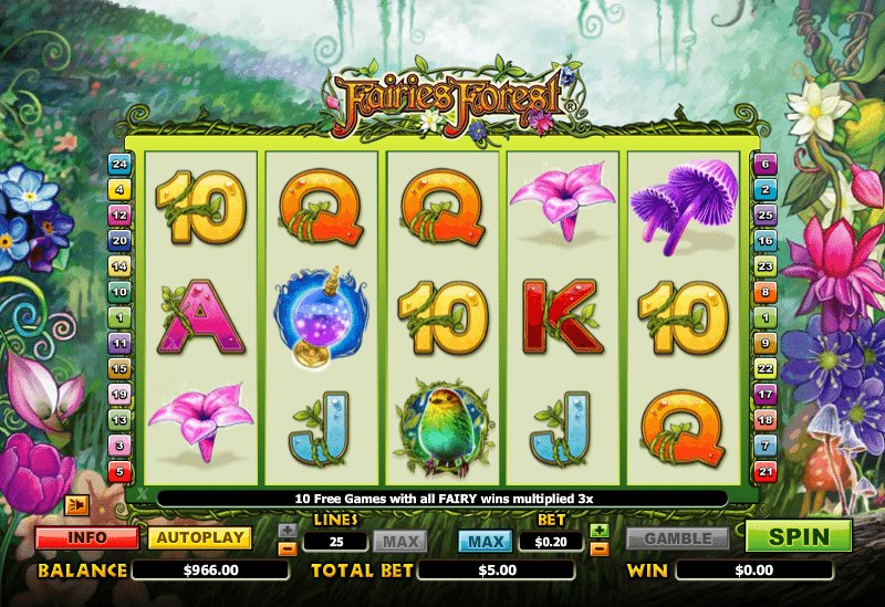 Fairies Forest Automat Online Zdarma - Klikni a HRAJ ZDARMA!