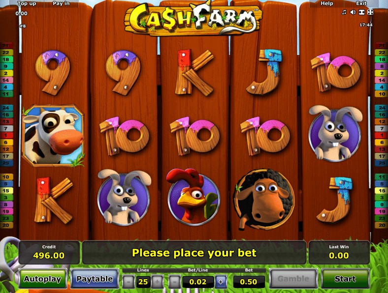 Cash Farm Automat Online Zdarma - Klikni a HRAJ ZDARMA!