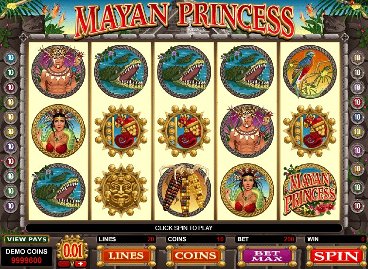 Mayan Princess Automat Online Zdarma - Klikni a HRAJ ZDARMA!