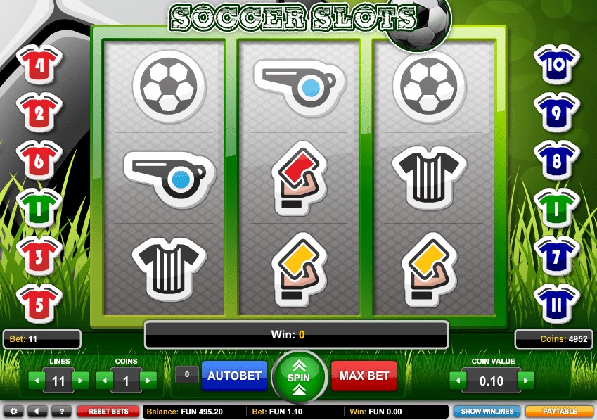 Soccer Slots Automat Online Zdarma - Klikni a HRAJ ZDARMA!