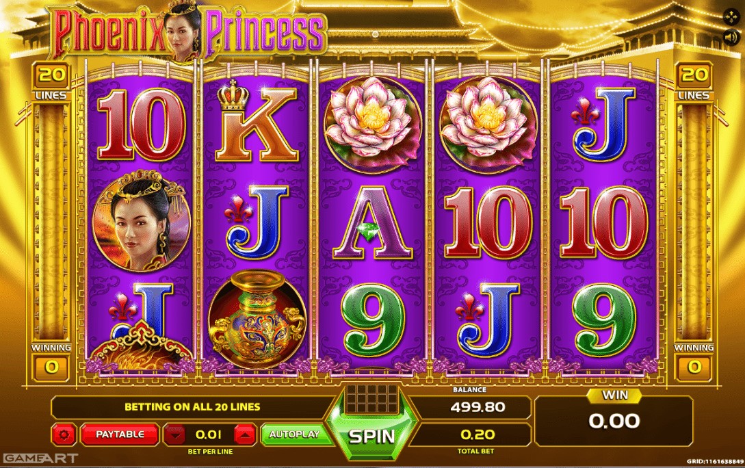 Phoenix Princess Automat Online Zdarma - Klikni a HRAJ ZDARMA!