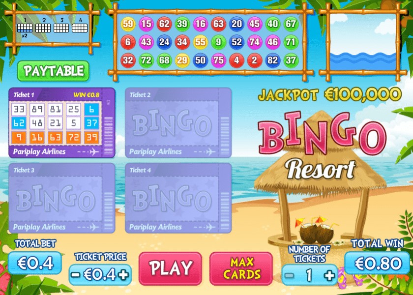 Bingo Resort Automat Online Zdarma - Klikni a HRAJ ZDARMA!