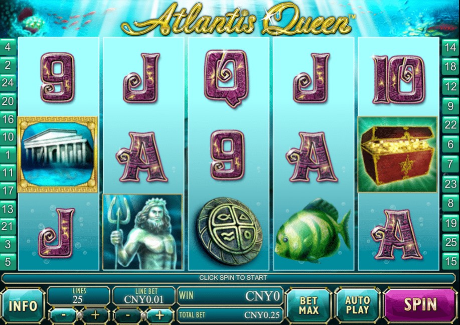Atlantis Queen Automat Online Zdarma - Klikni a HRAJ ZDARMA!