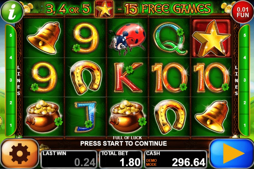 Full of Luck Automat Online Zdarma - Klikni a HRAJ ZDARMA!