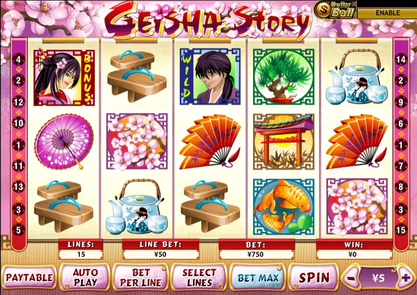 Geisha Story Automat Online Zdarma - Klikni a HRAJ ZDARMA!