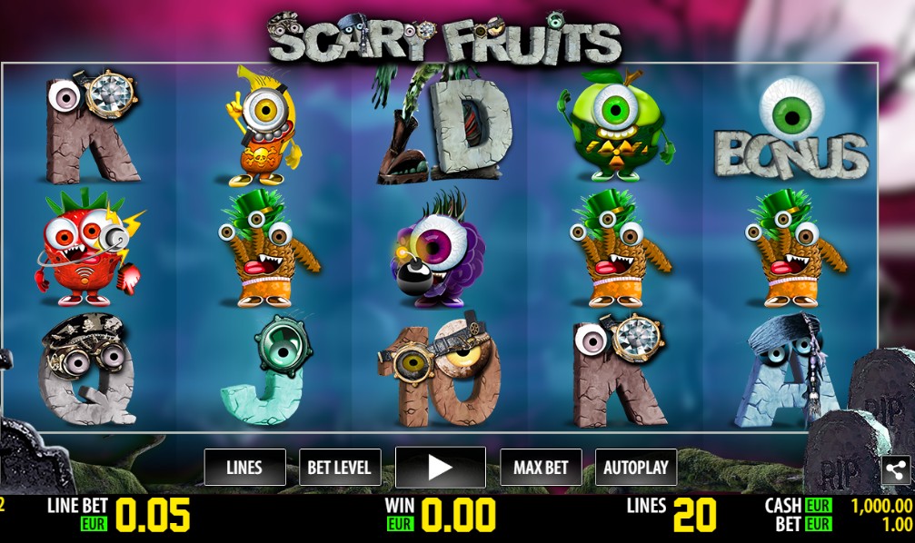 Scary Fruits Automat Online Zdarma - Klikni a HRAJ ZDARMA!